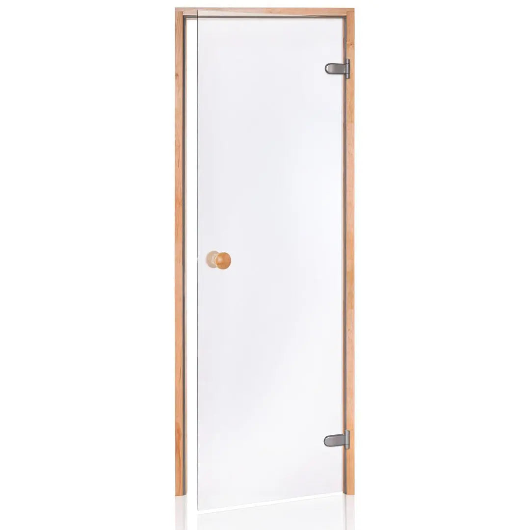 Glass Sauna Door with Alder Frame (Standard) | Spa Dispatch